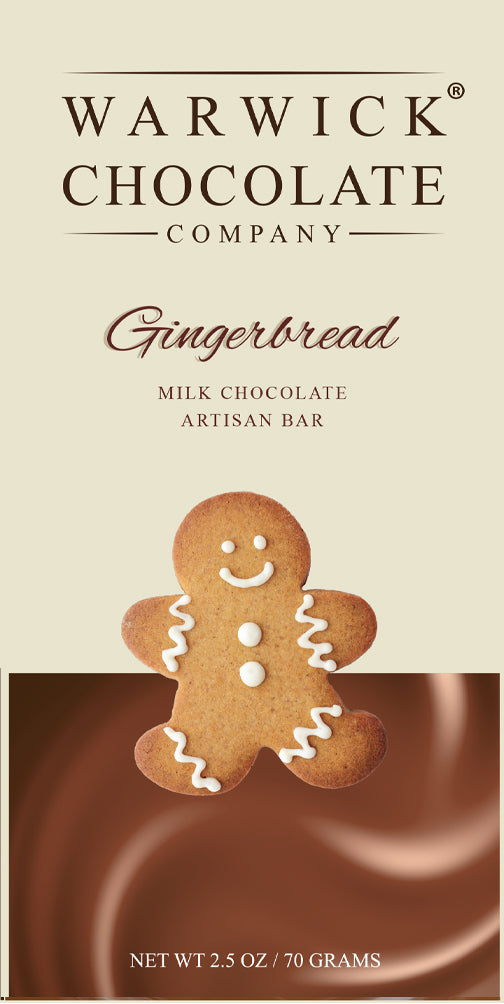 Gingerbread Chocolate Bar - Milk & Dark – Warwick Chocolate Company